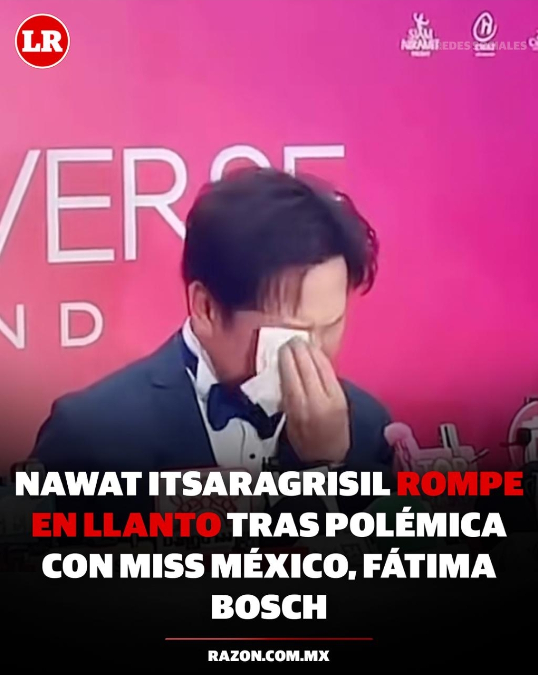 Nawat Itsaragrisil cried during a press interview following the ...