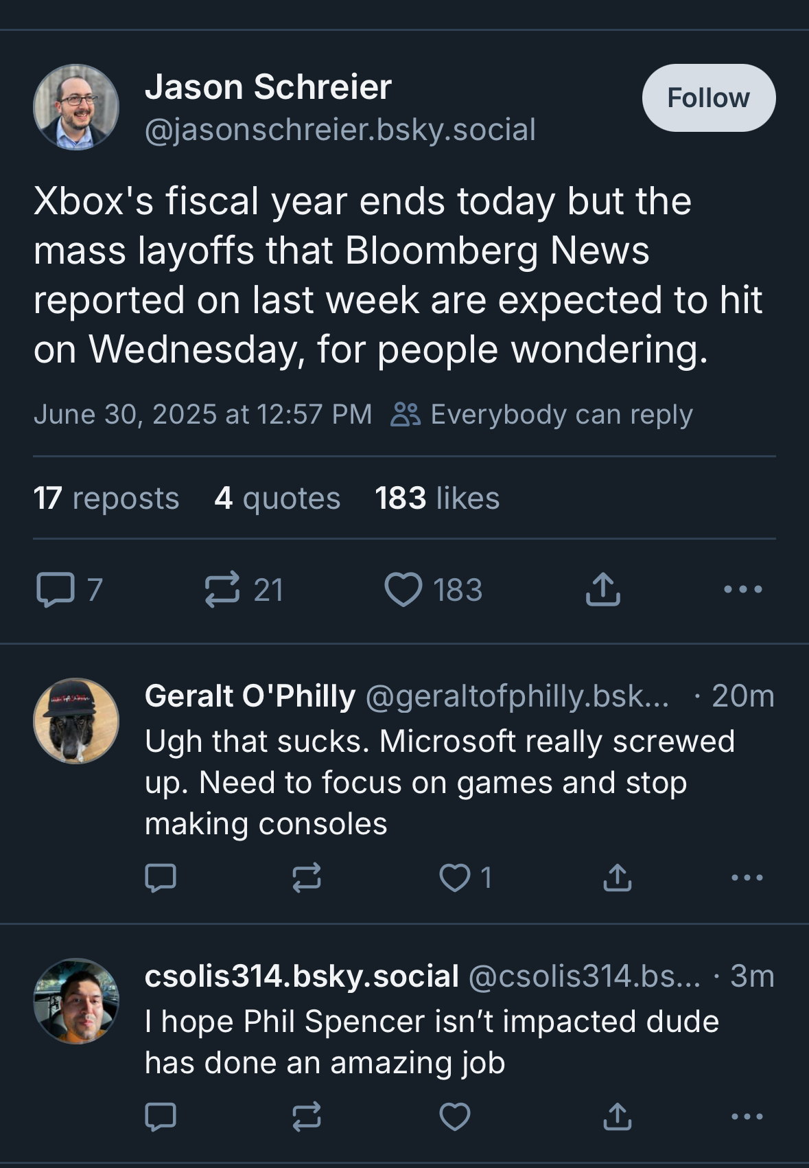 News - Bloomberg: Microsoft Plans Major Job Cuts at Xbox Gaming Division | Page 14 | NeoGAF