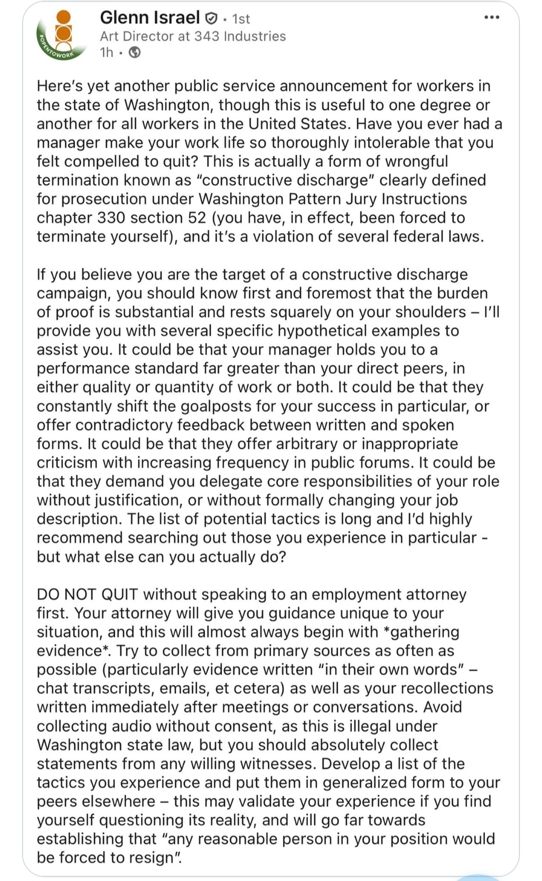 Former halo studios art director glenn israel speaks up about ...